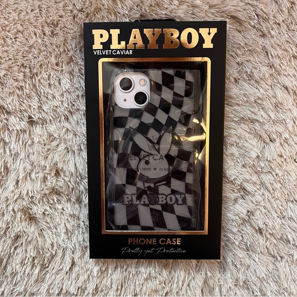 PLAYBOY | Other | Magsafe Playboy Checkmate Clear Iphone 3 Case | Poshmark